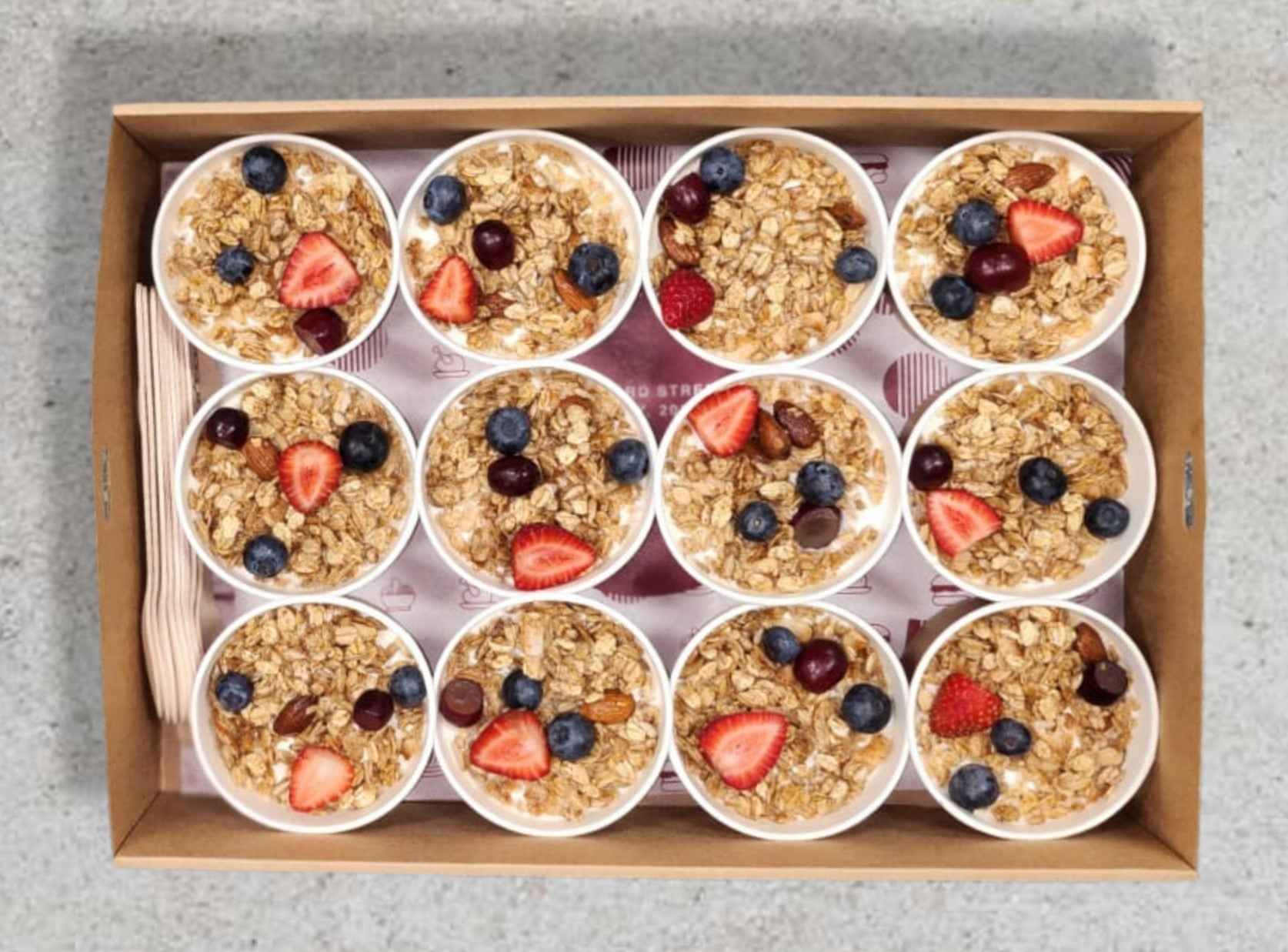 Mini Yoghurt and Granola Cups